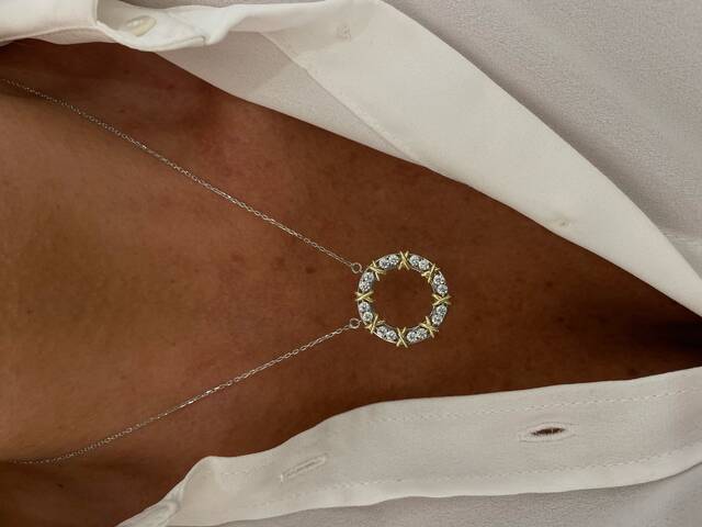 GOLD BEYAZ X KOLYE Satın Al - Shinebypin