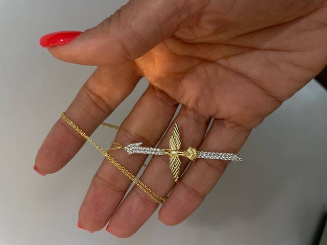 GOLD ELİF KOLYE Satın Al - Shinebypin